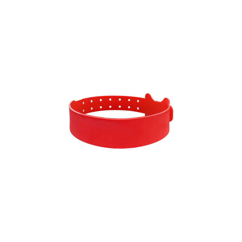 Sheep identification band plastic - red 56 cm - sklep rolny Avita